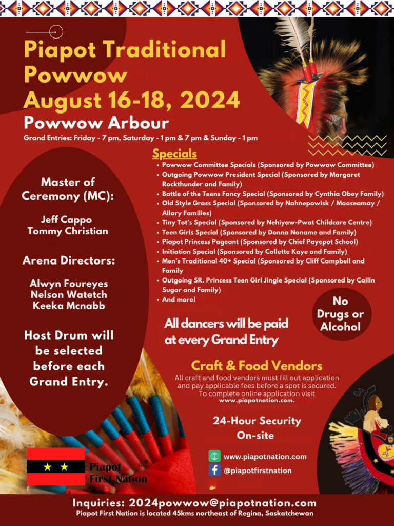 Piapot Traditional Powwow 2024 - Piapot First Nation